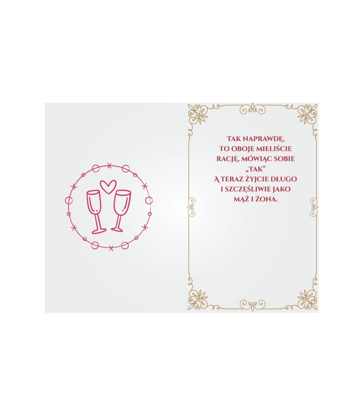 Kartka na ślub wesoła, z humorem JCX158