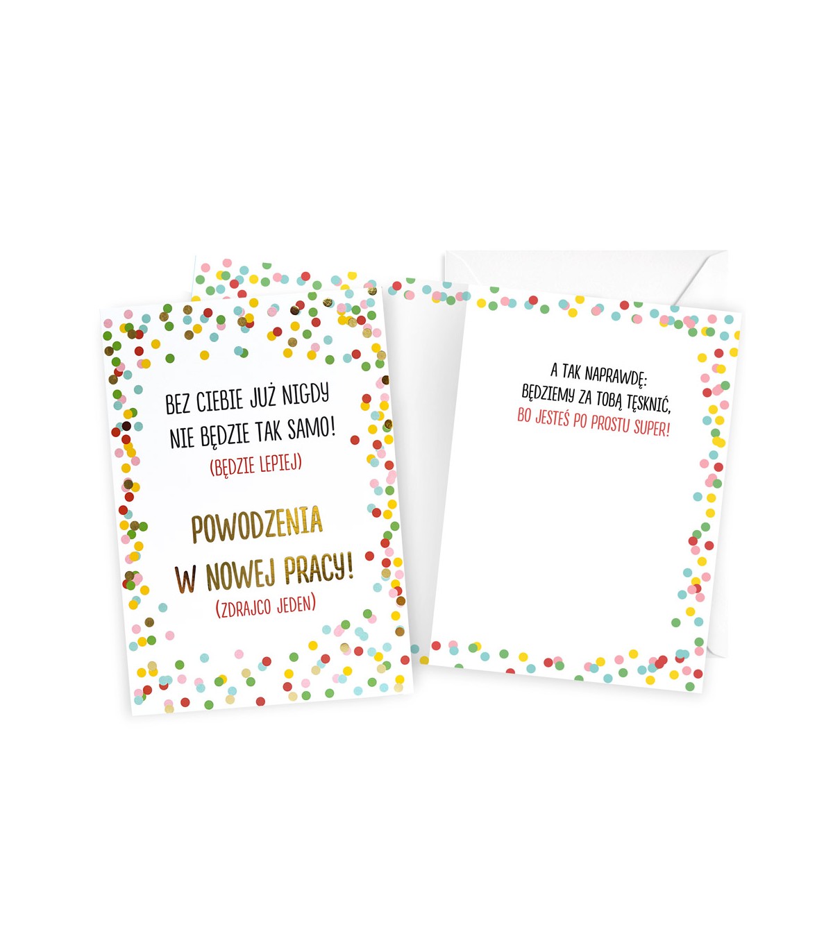 Duża Kartka z Podziękowaniami za pracę i Powodzenia w nowej PQ160