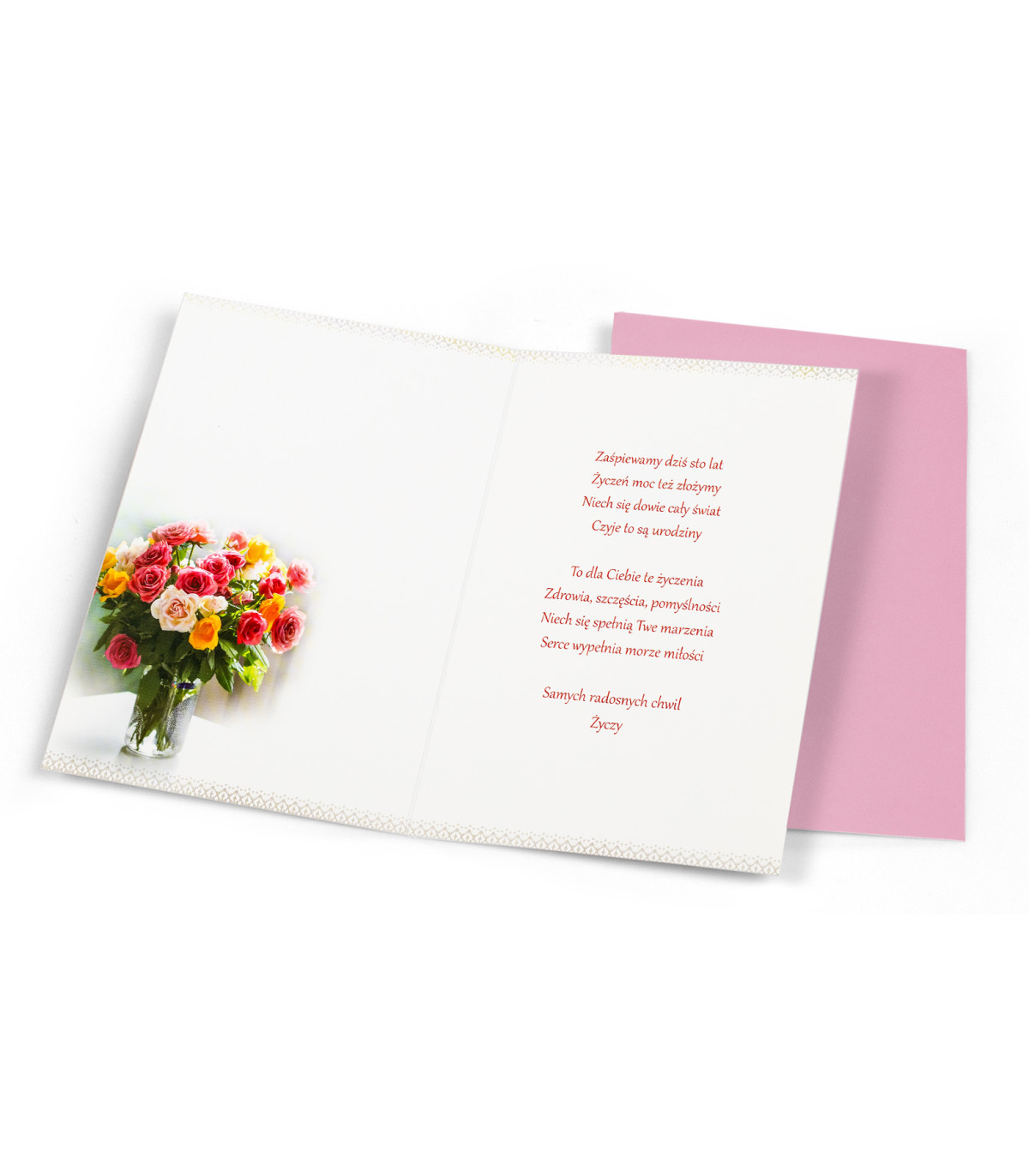 Prezent na Urodziny Kartka 3D trójwymiarowa 7M102